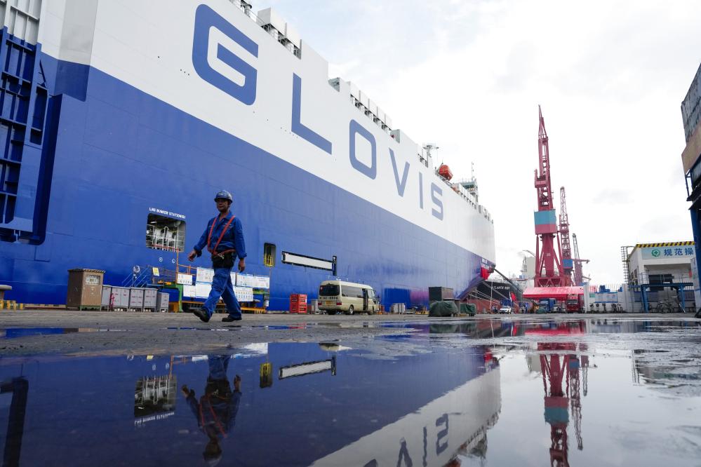 全球最大汽车运输船交付 “中国制造”高端船舶实现新突破-千龙网·中国首都网